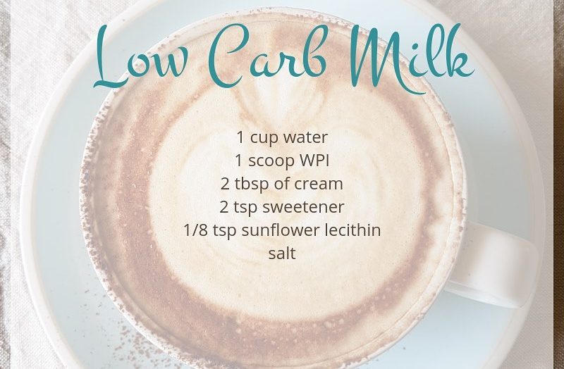Low Carb Milk – Nourish and Flourish